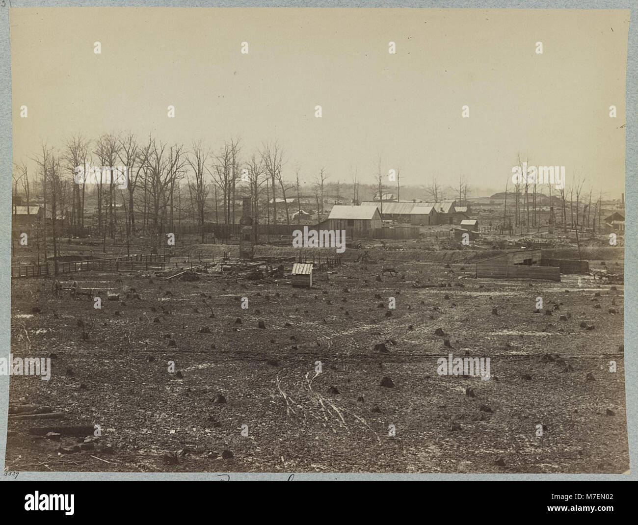 A historical photograph of Resaca, Georgia, known for its significance ...