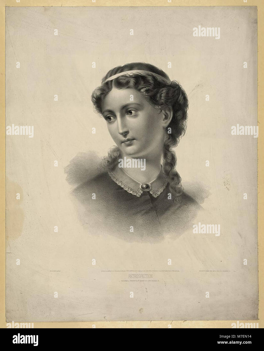 The artwork titled 'Retrospection' offers a reflective, introspective ...