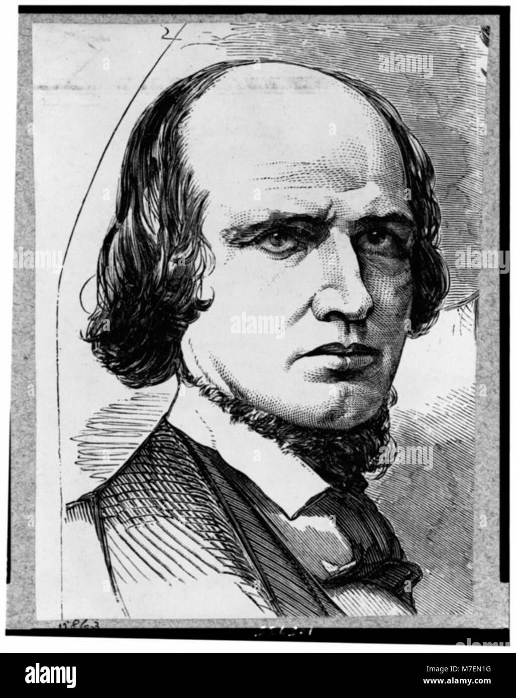 This portrait shows Reuben Davis, a congressman and army officer who ...