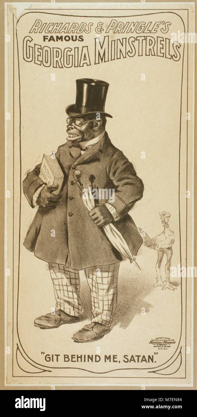 An image of Richards & Pringle's Famous Georgia Minstrels, a well-known ...