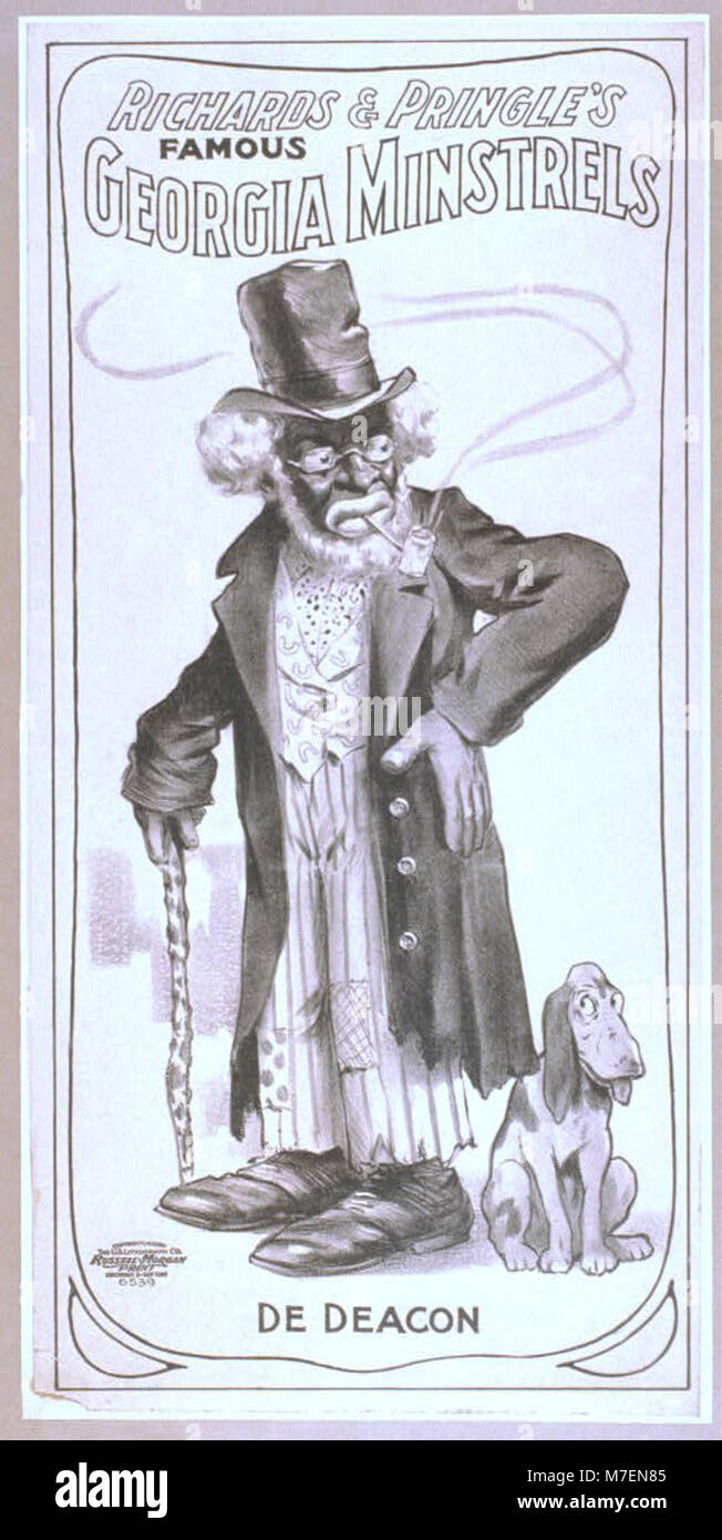This image features Richards & Pringle's Famous Georgia Minstrels, a ...