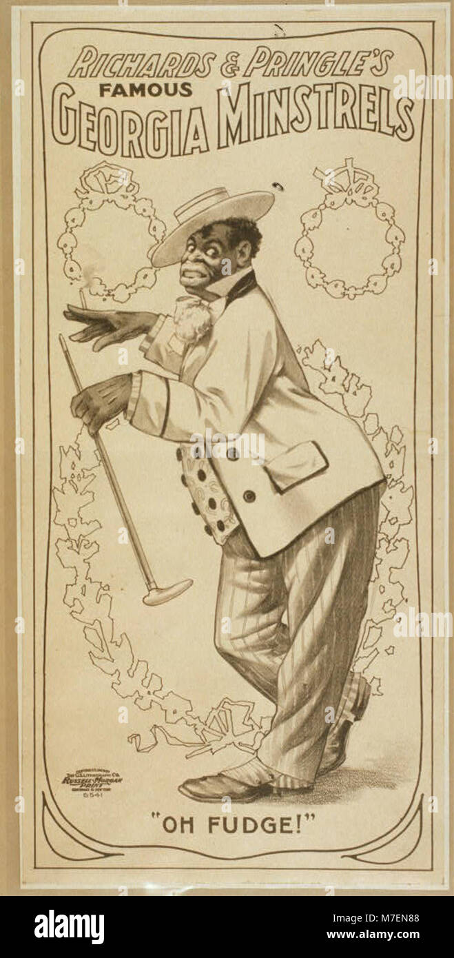 A historical image of Richards & Pringle's Famous Georgia Minstrels, a ...