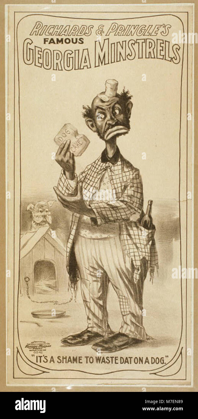 A historical image of Richards & Pringle's Famous Georgia Minstrels, an ...