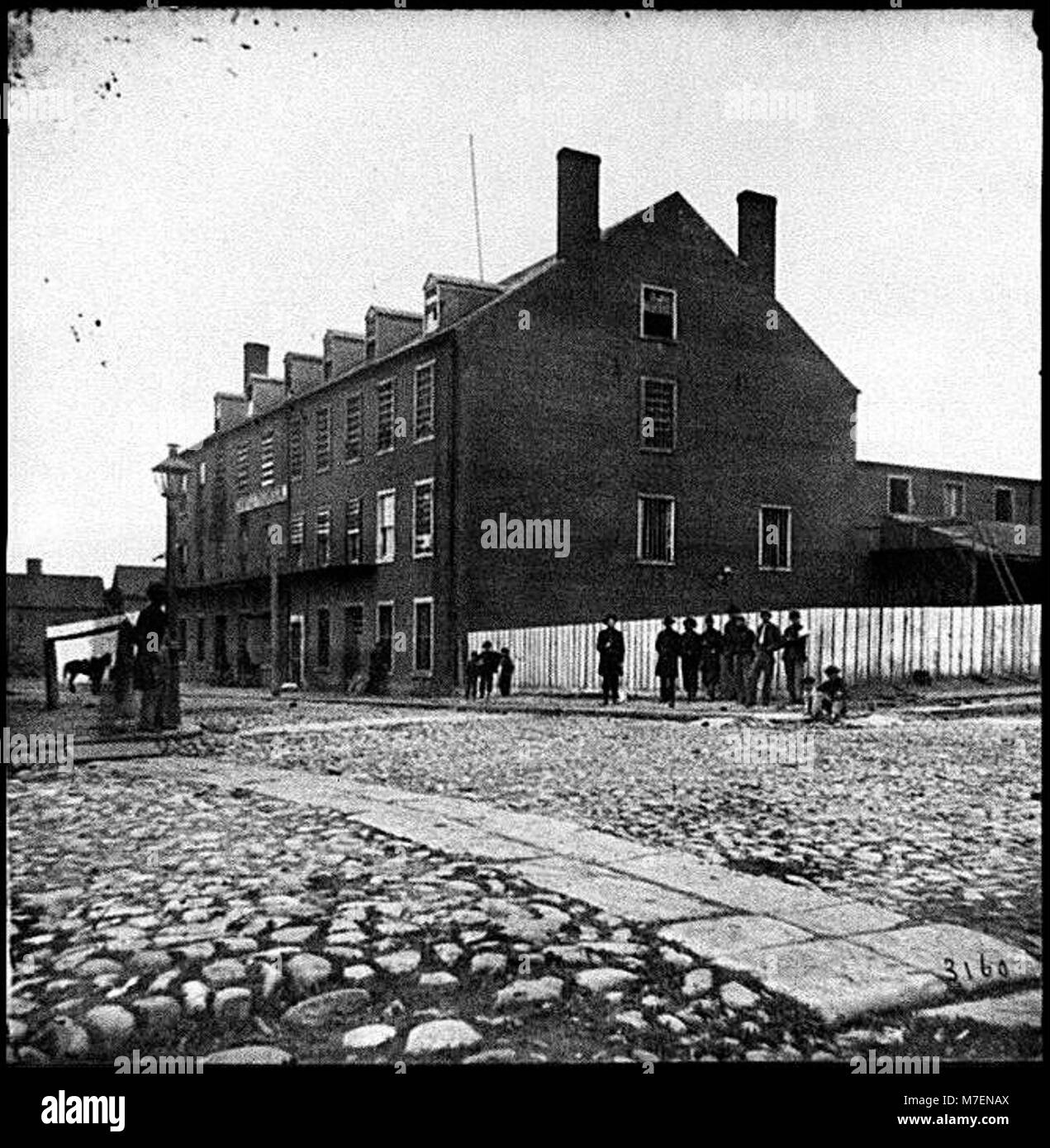 A photograph of Castle Thunder, a historical site located on Cary ...