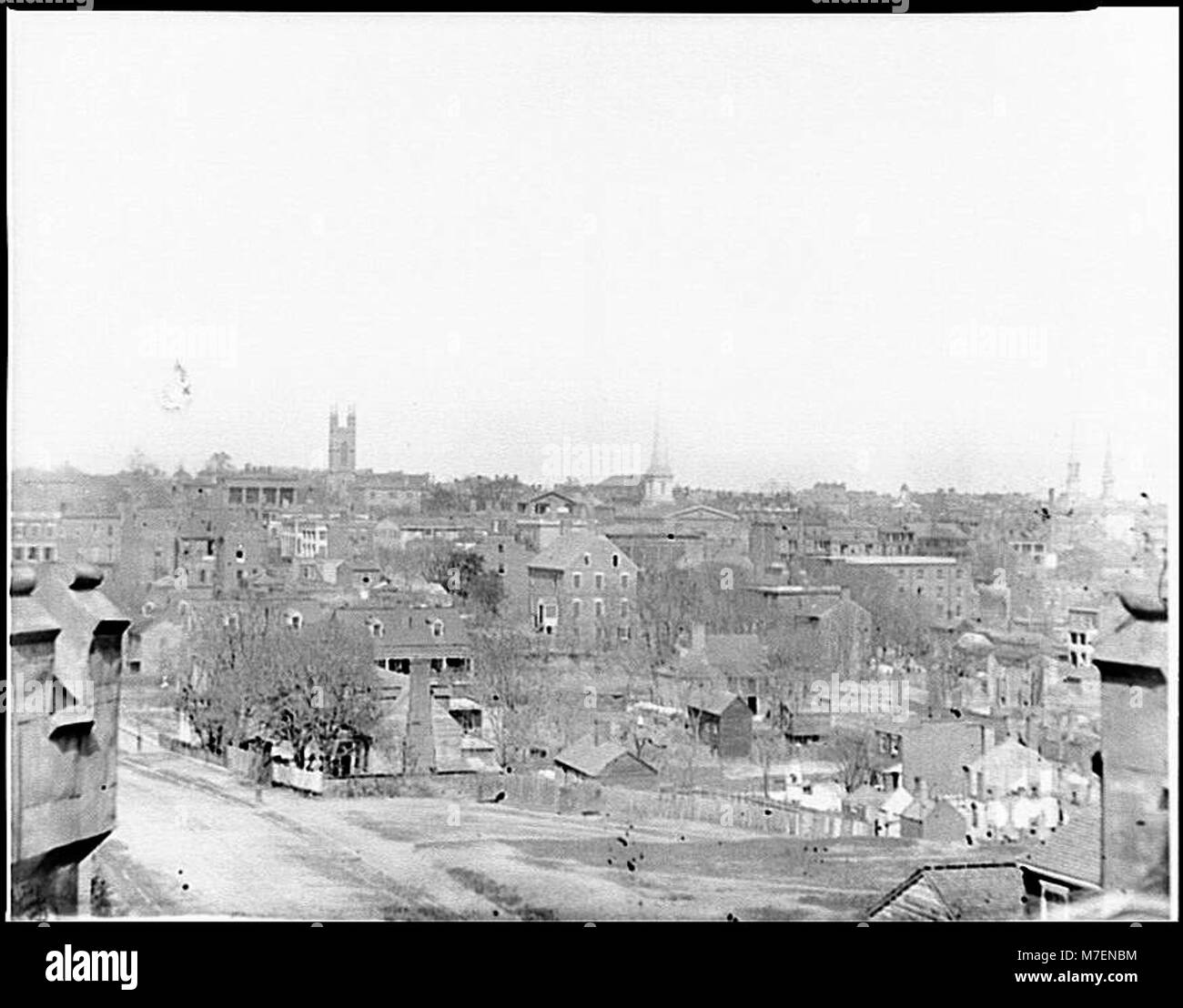 A general view of Richmond, Virginia, showcasing the city's layout ...