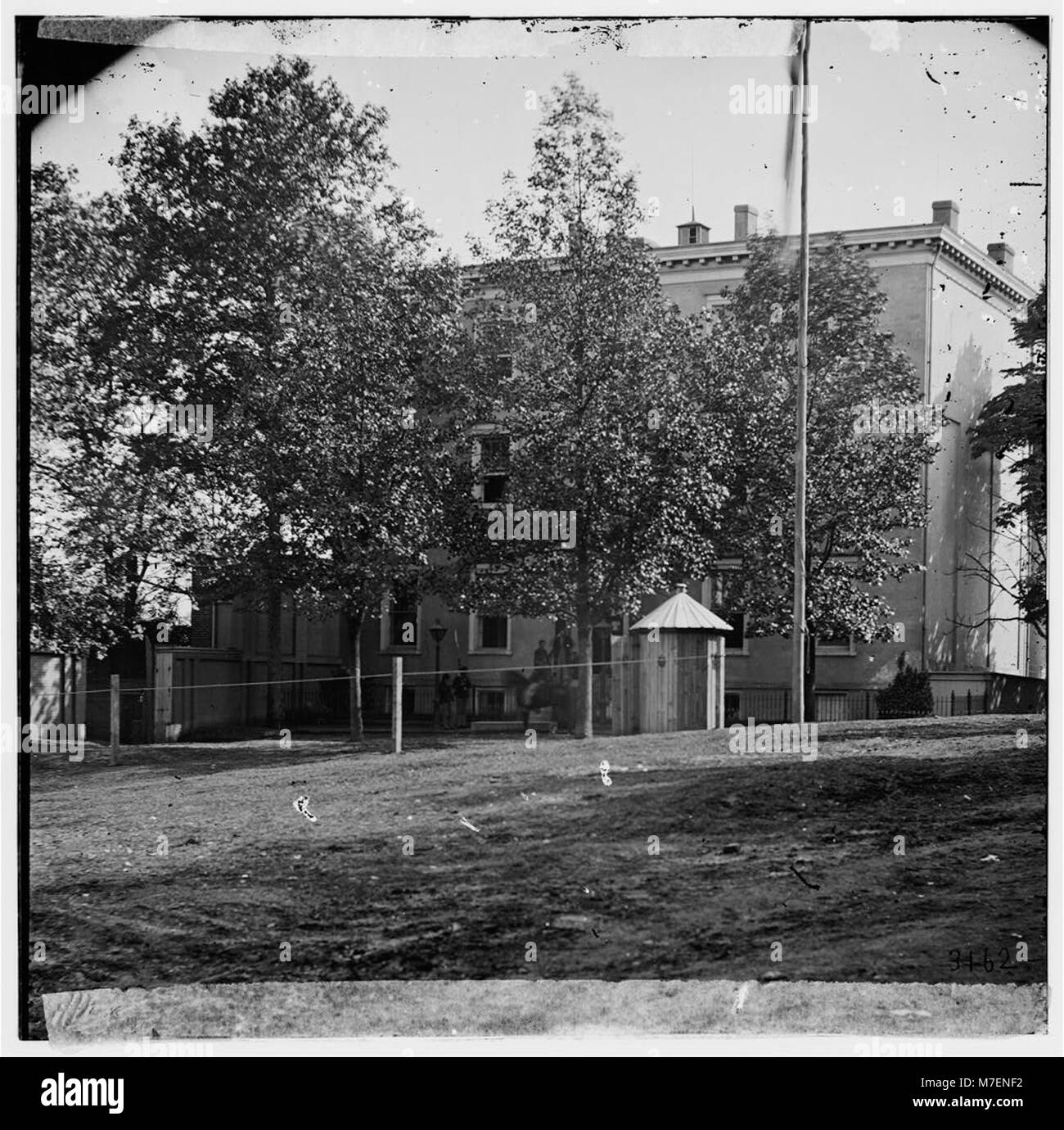 A photograph of the residence of Jefferson Davis in Richmond, Virginia ...