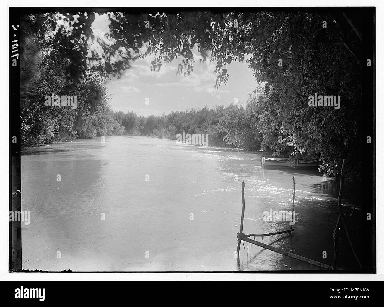 A photograph of the River Jordan, a significant biblical and ...