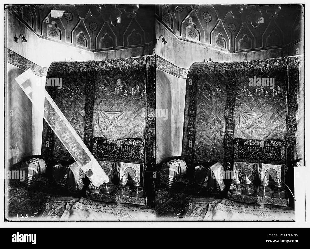 The image depicts the road to Hebron, including the Mar Saba monastery ...