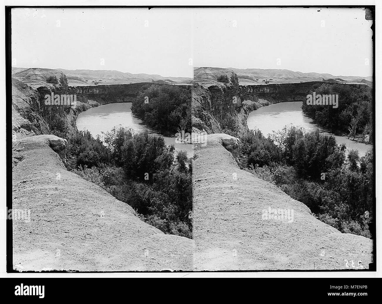 A scenic photograph of the road to Jericho, showing the view of the ...