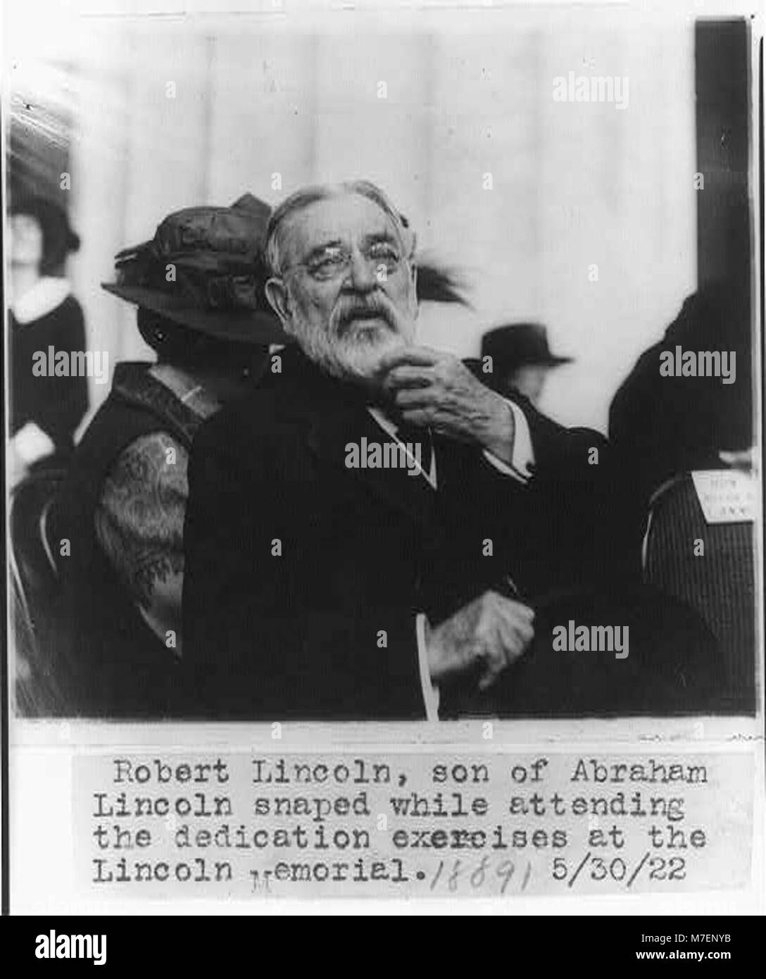 Portrait of Robert Todd Lincoln, the eldest son of President Abraham ...