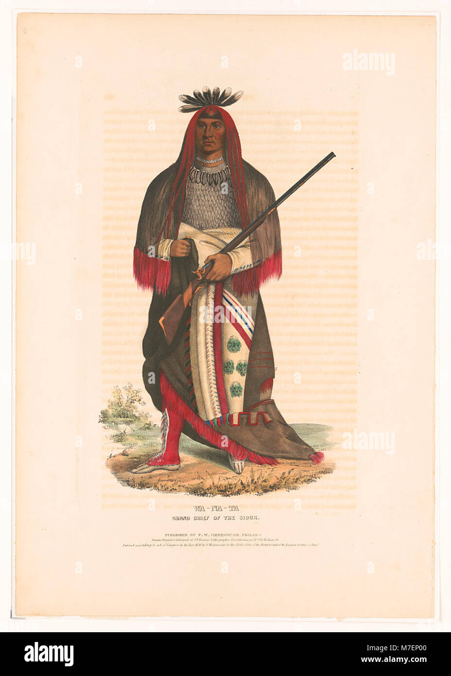 Wa-na-ta was a prominent grand chief of the Sioux tribe, known for his ...