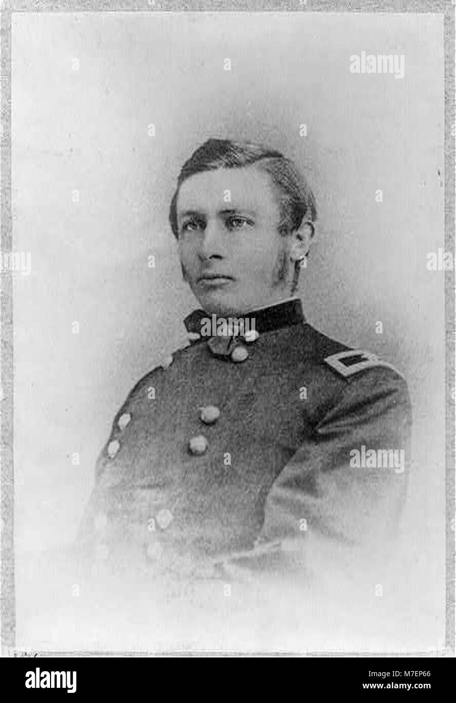 A portrait of Ronald Slidell MacKenzie (1840-1889), an American Army ...