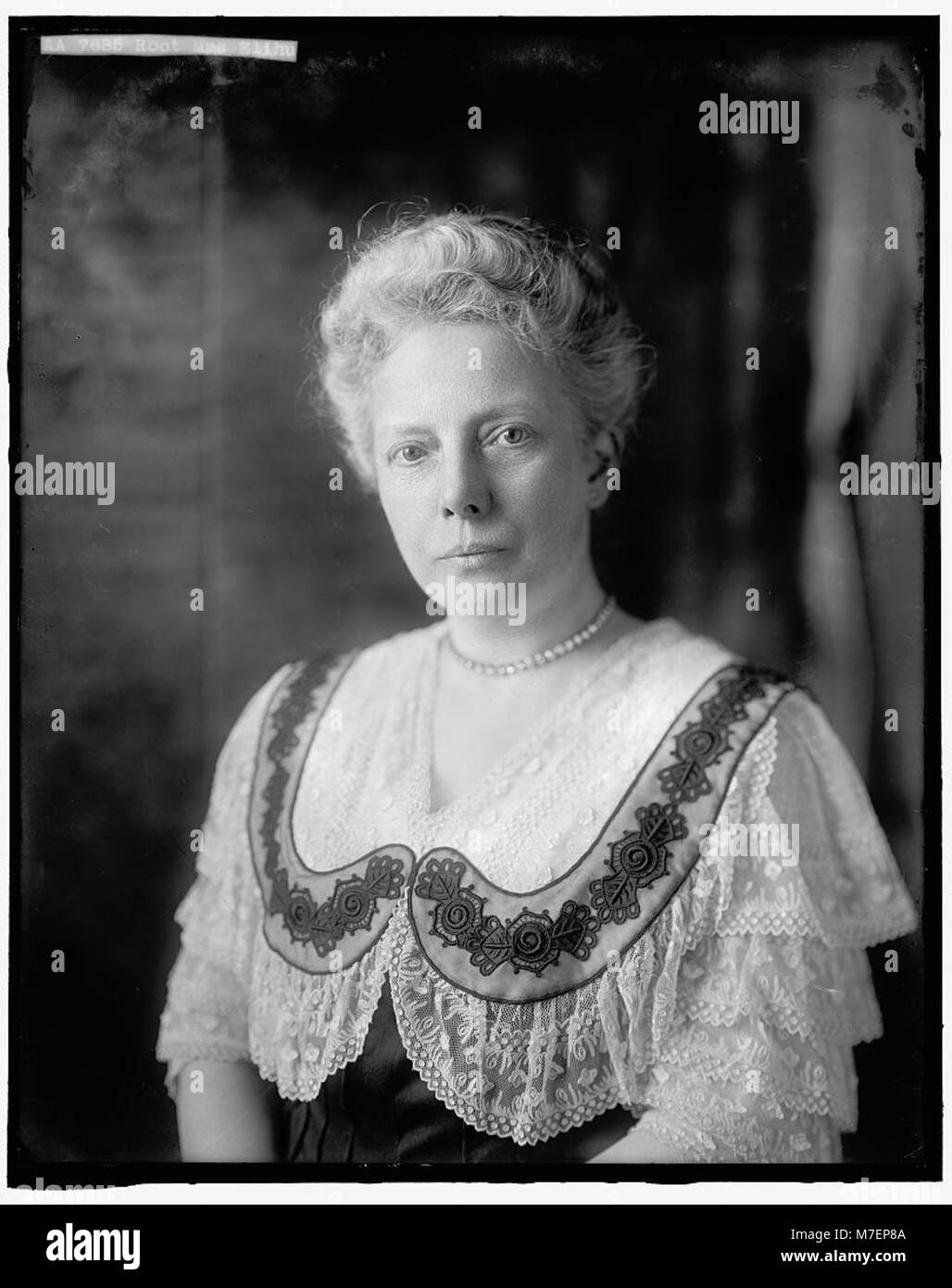A portrait of Elihu Root and his wife, capturing their significance in ...