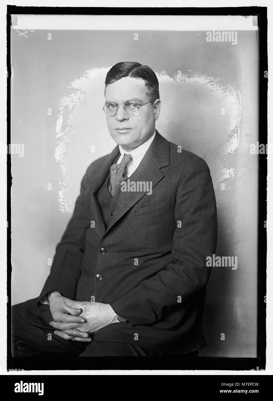 A formal portrait of Royal C. Johnson, representing a prominent figure ...