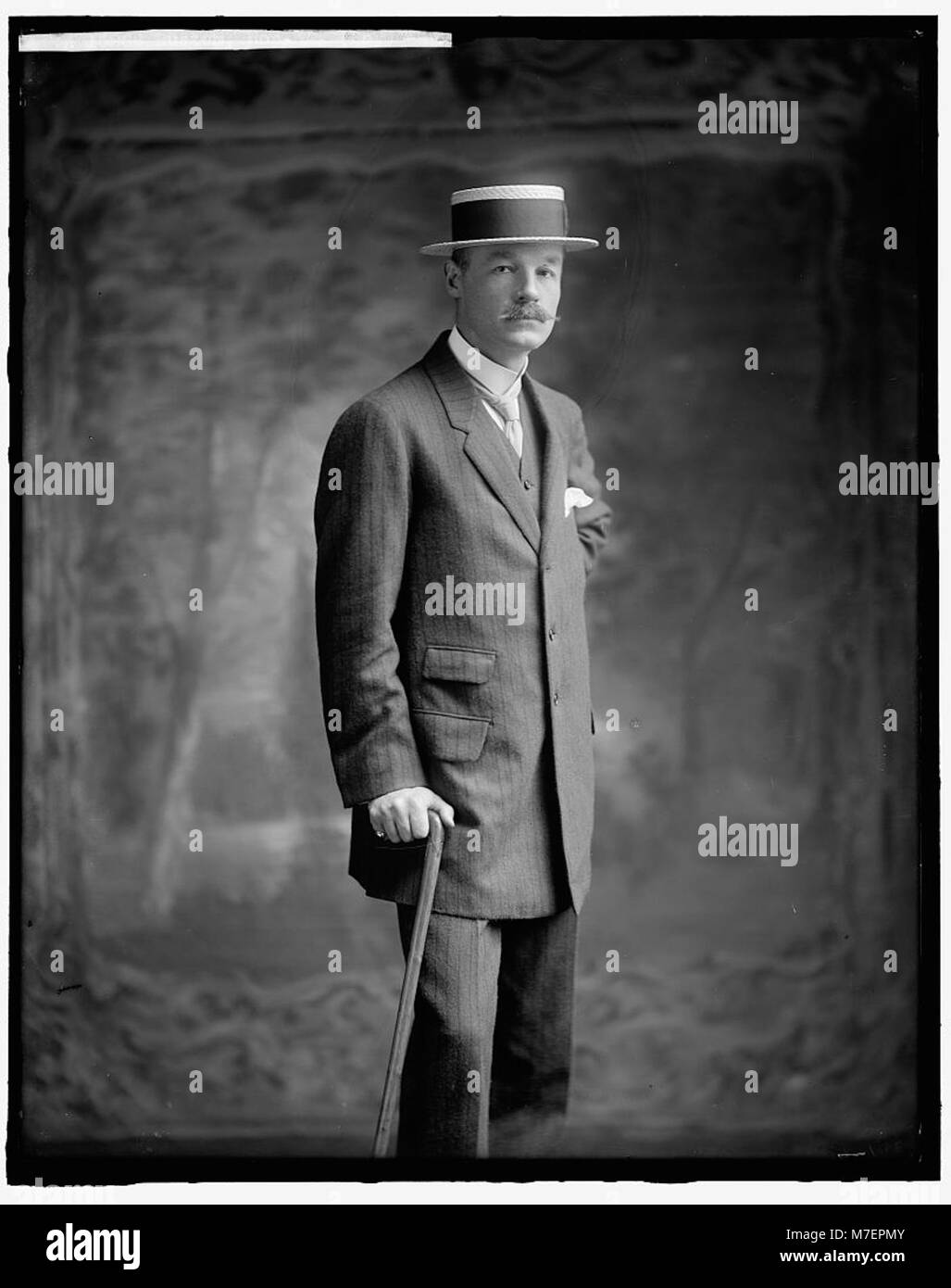 Rustem Bey, the ambassador, is depicted in a formal portrait ...