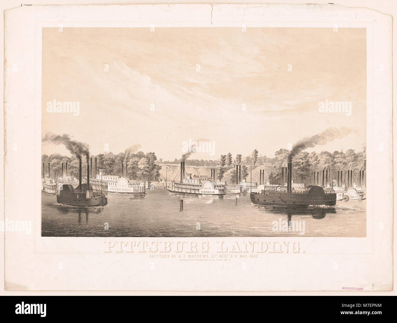 Photograph of Pittsburg Landing, a significant Civil War battlefield ...