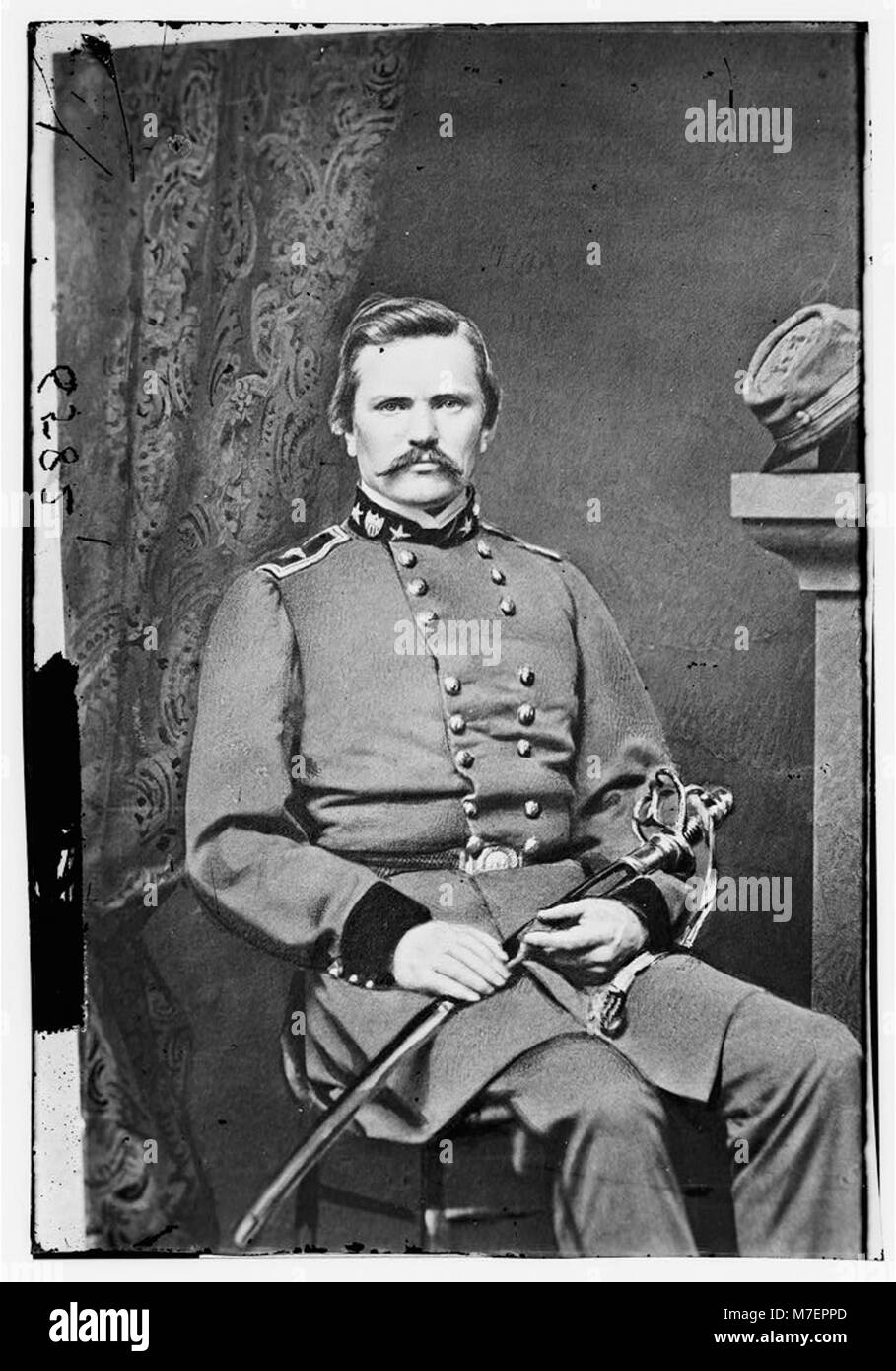 A portrait of S.B. Buckner, a Confederate States Army officer during ...