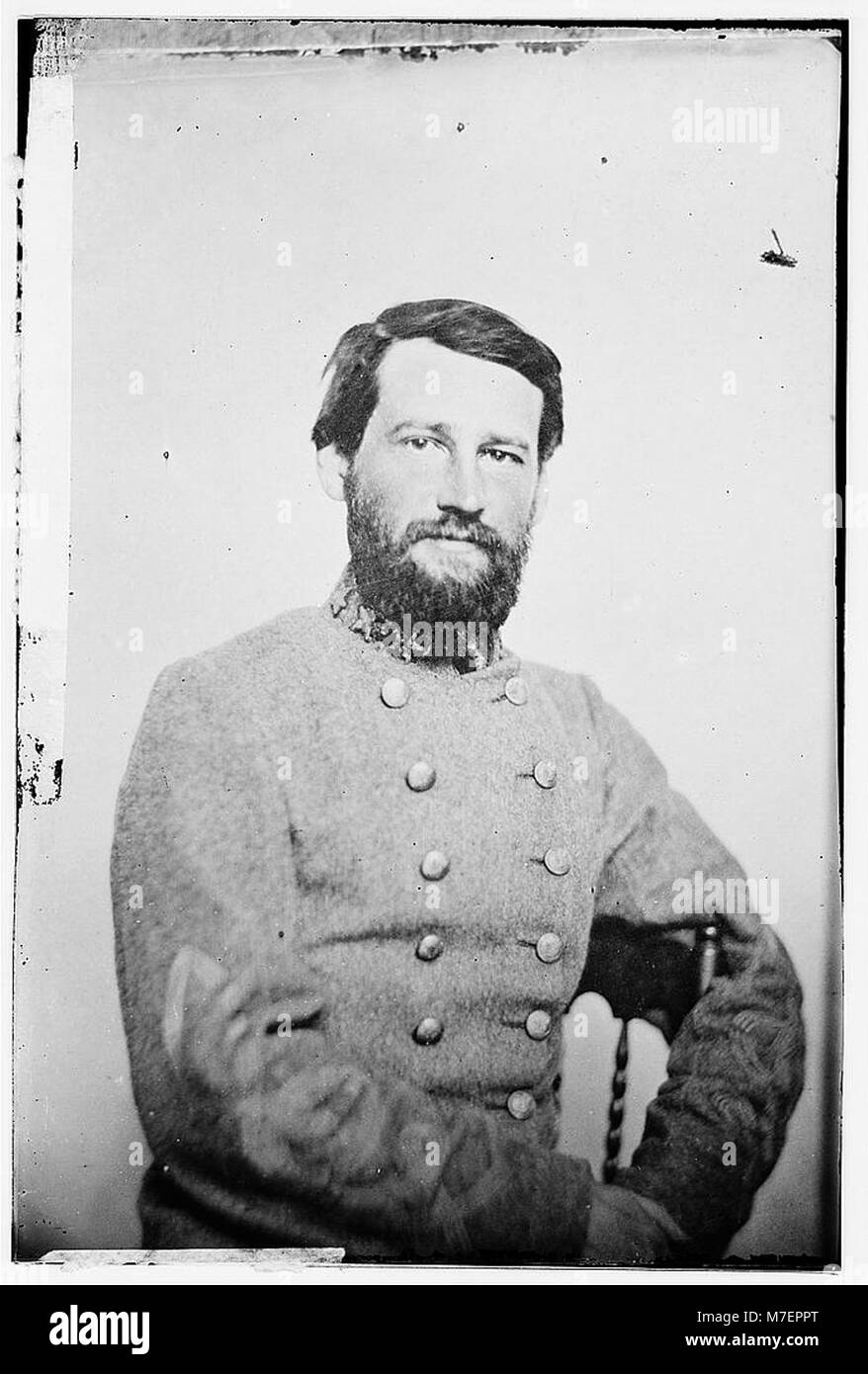 A historical portrait of S.D. Lee, an officer in the Confederate States ...