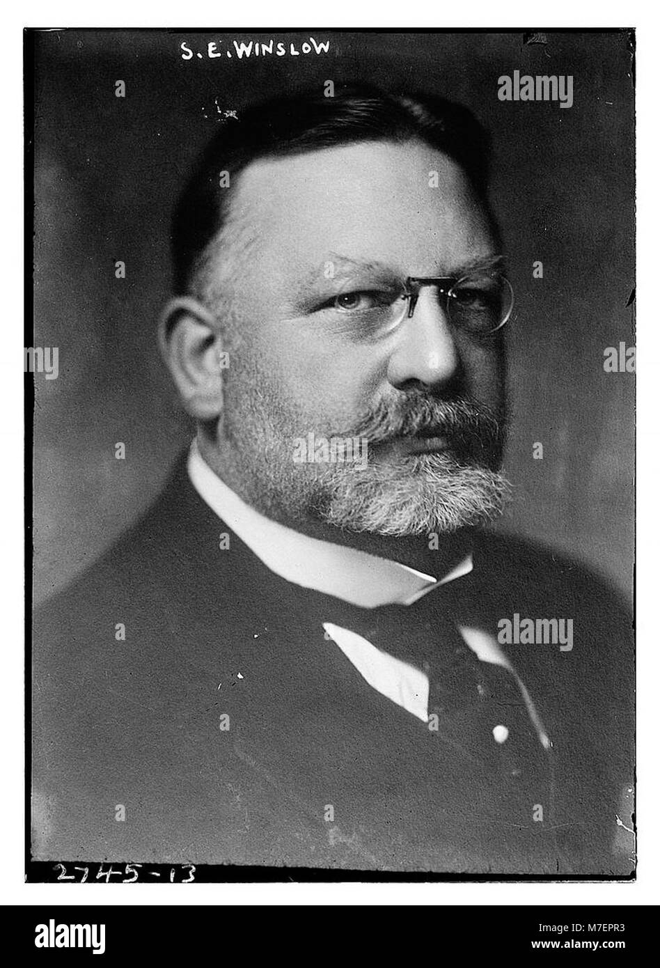 A historical portrait of S.E. Winslow, captured in an early 20th ...