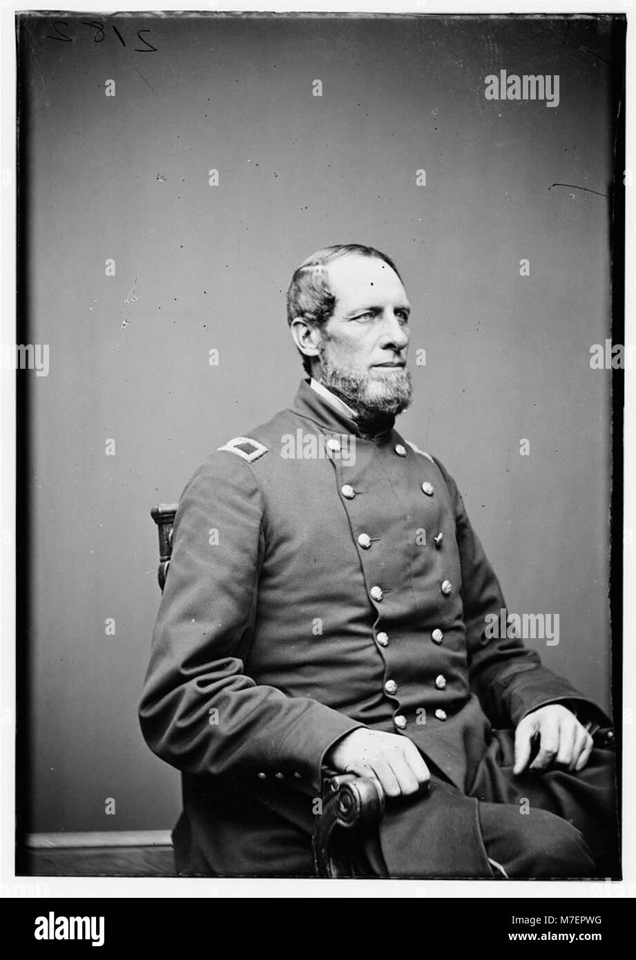 A portrait of Colonel S. Meredith of the 19th Infantry, a military ...