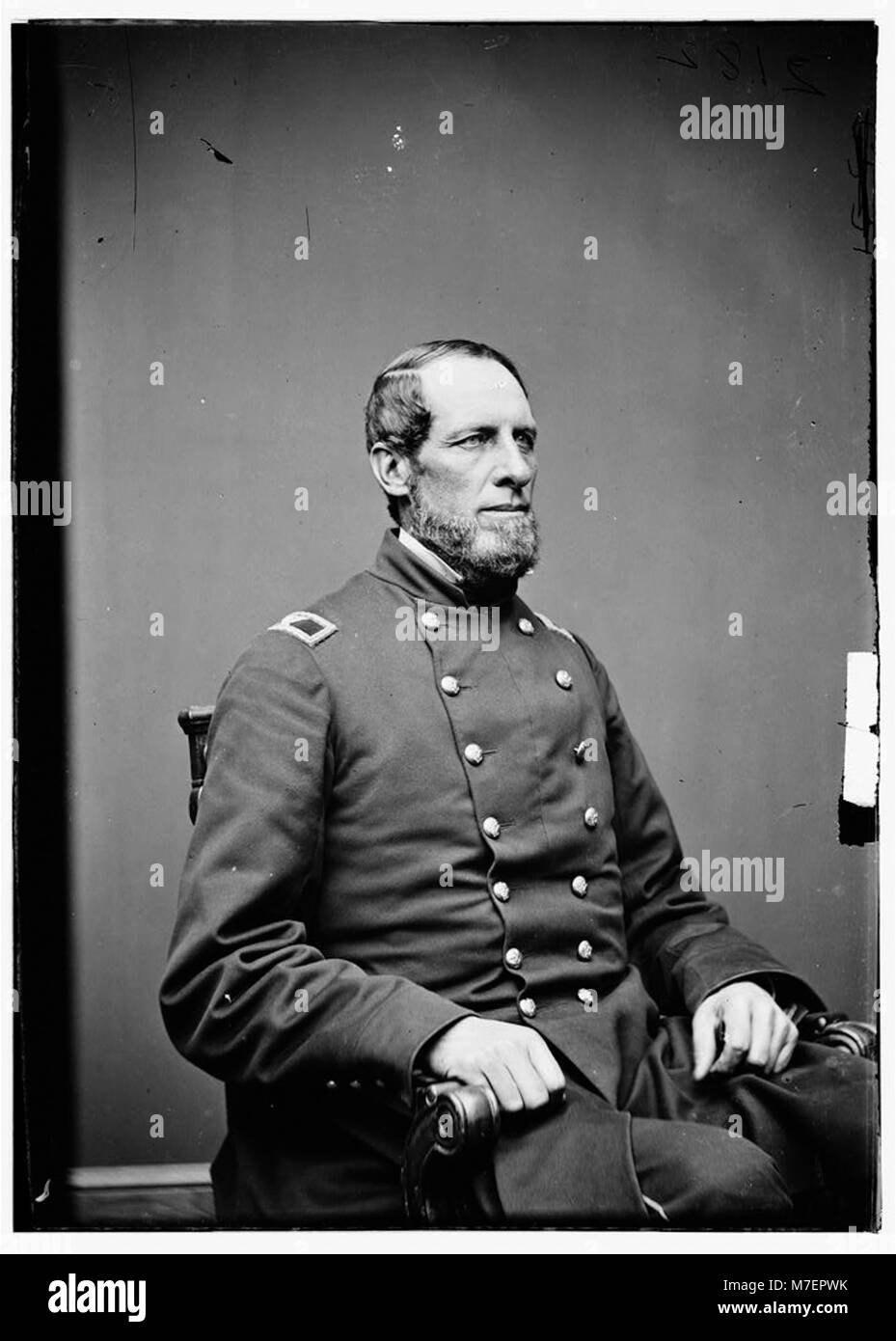 A portrait of Colonel S. Meredith, an officer in the 19th Infantry ...