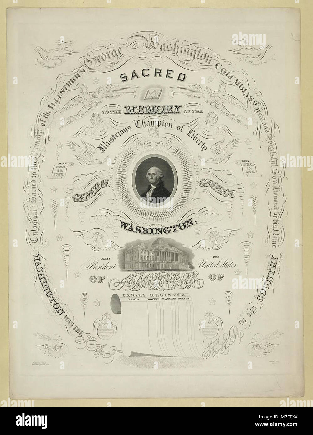 A tribute to General George Washington, commemorating his role as a ...