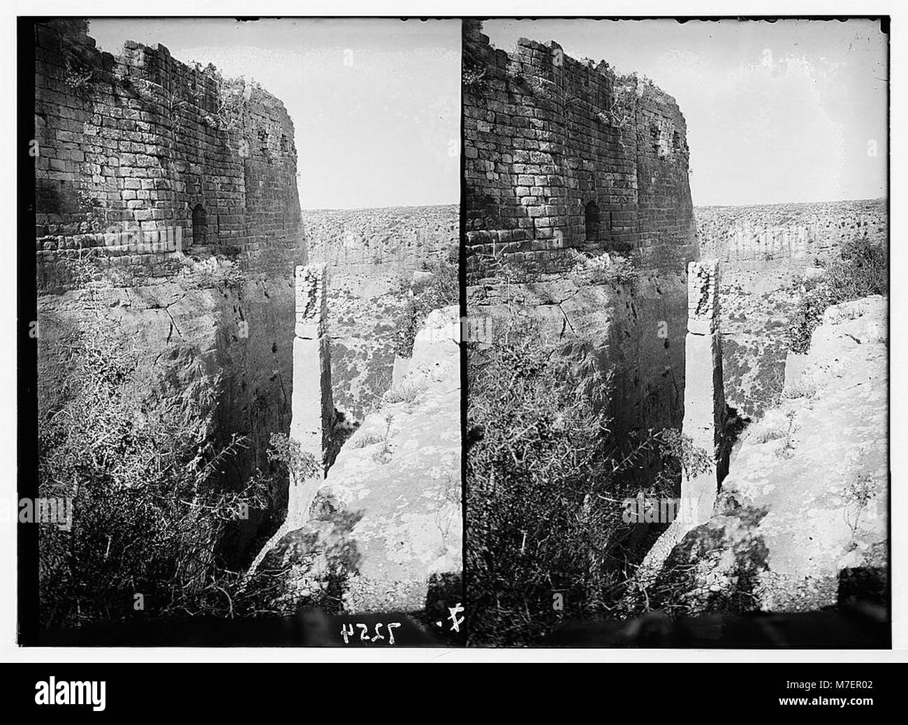 This image shows Sahyun Castle, featuring the drawbridge column and ...