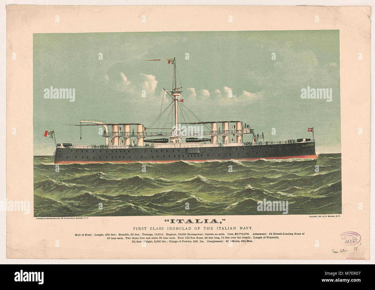 Italian ironclad italia hi-res stock photography and images - Alamy