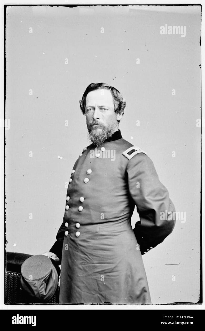 A portrait of Samuel K. Zook, an American military officer known for ...