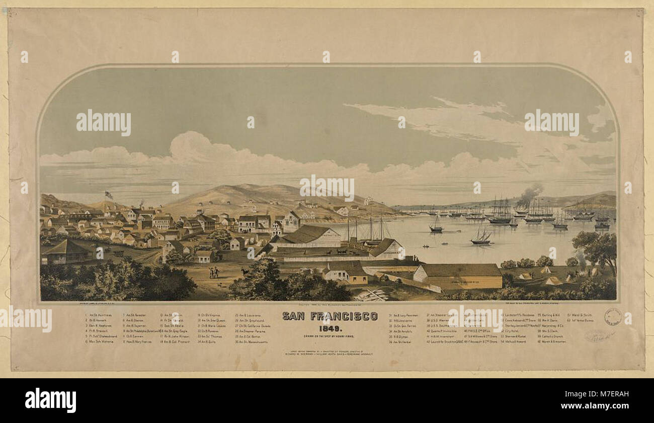 San francisco 1849 hi-res stock photography and images - Alamy