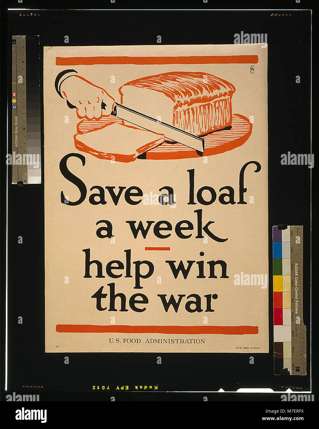 A World War I era advertisement urging citizens to conserve bread as ...