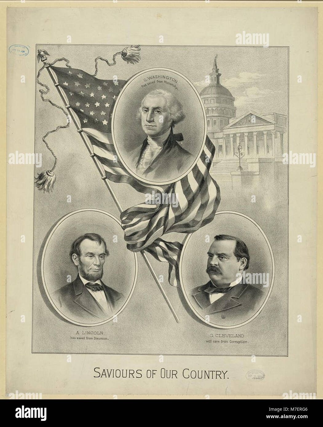 A depiction of the 'Saviours of Our Country,' showcasing individuals or ...
