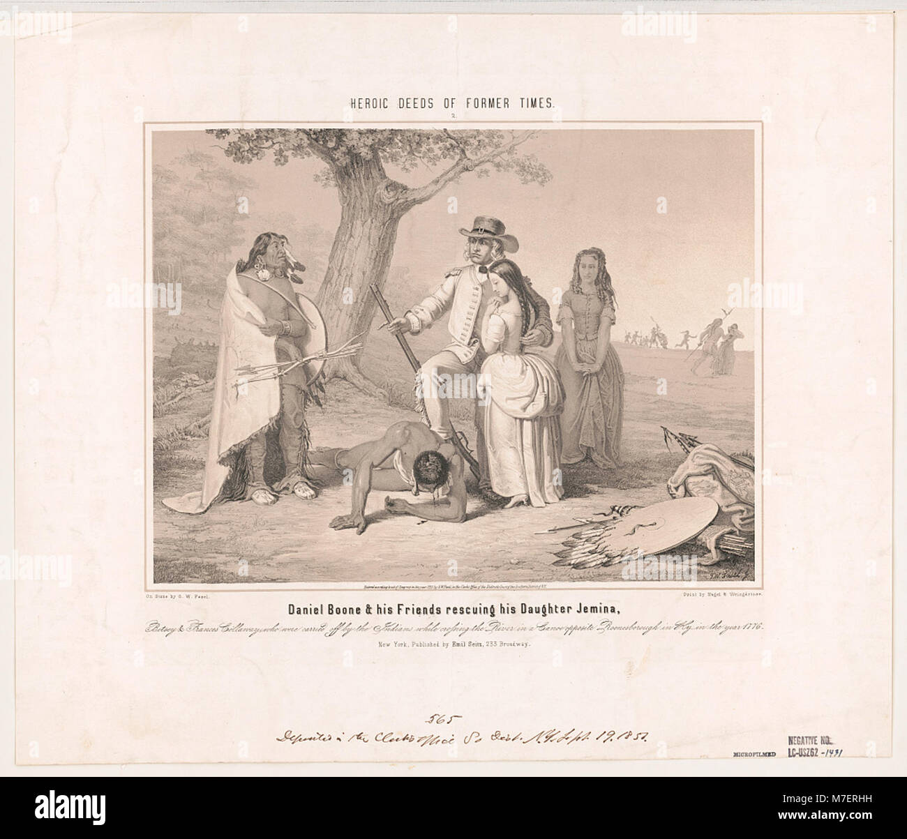 Colonial american frontiersman hi-res stock photography and images - Alamy