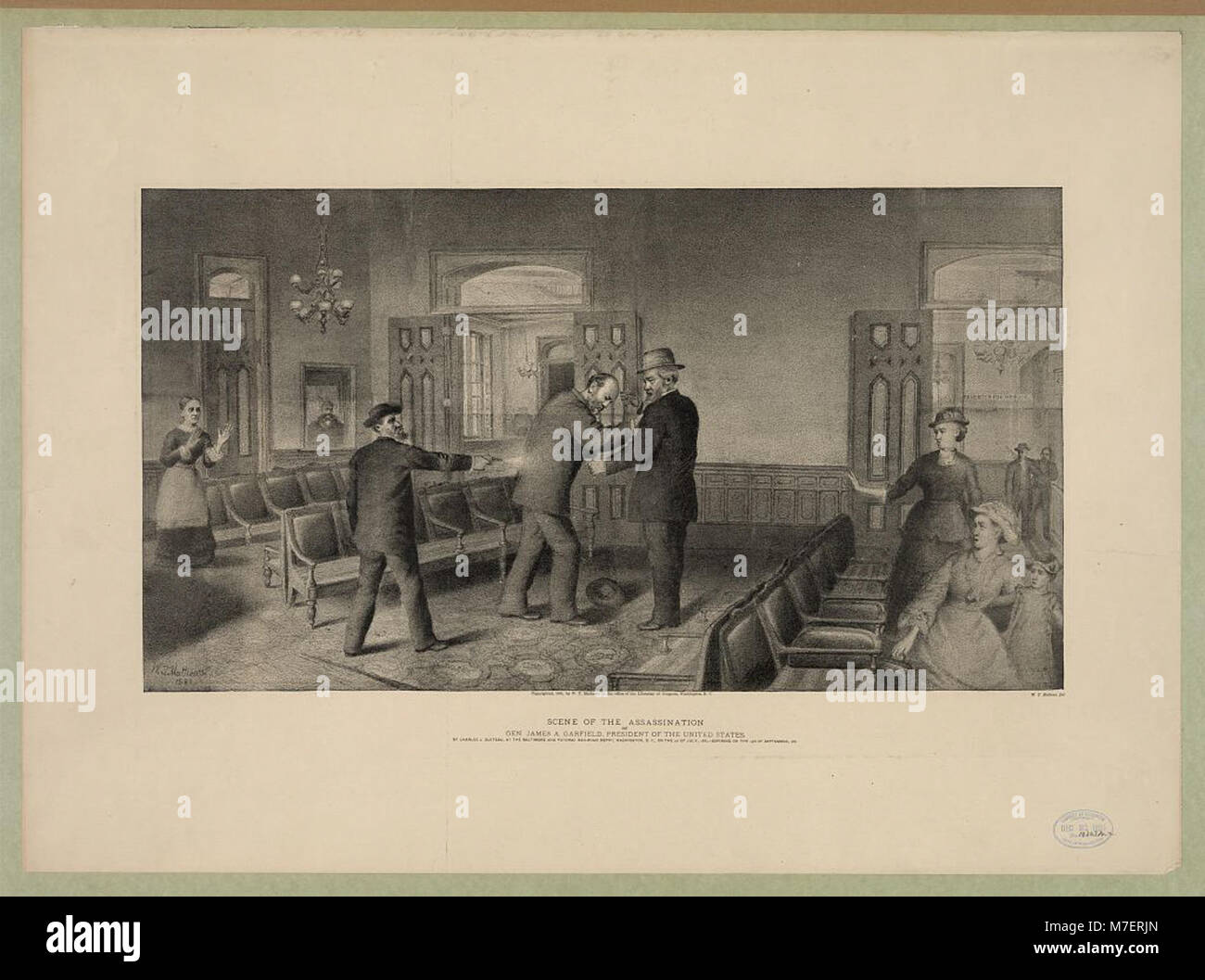 The assassination of President James A. Garfield took place at a ...
