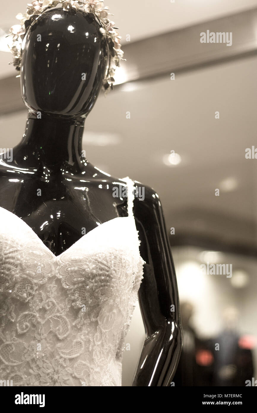 Part of a generic wedding dress. No people Stock Photo - Alamy