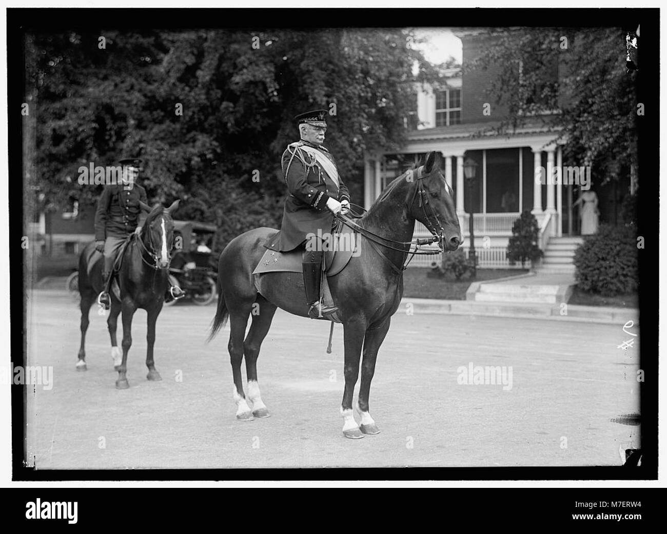 This image features General Hugh L. Scott, an influential military ...