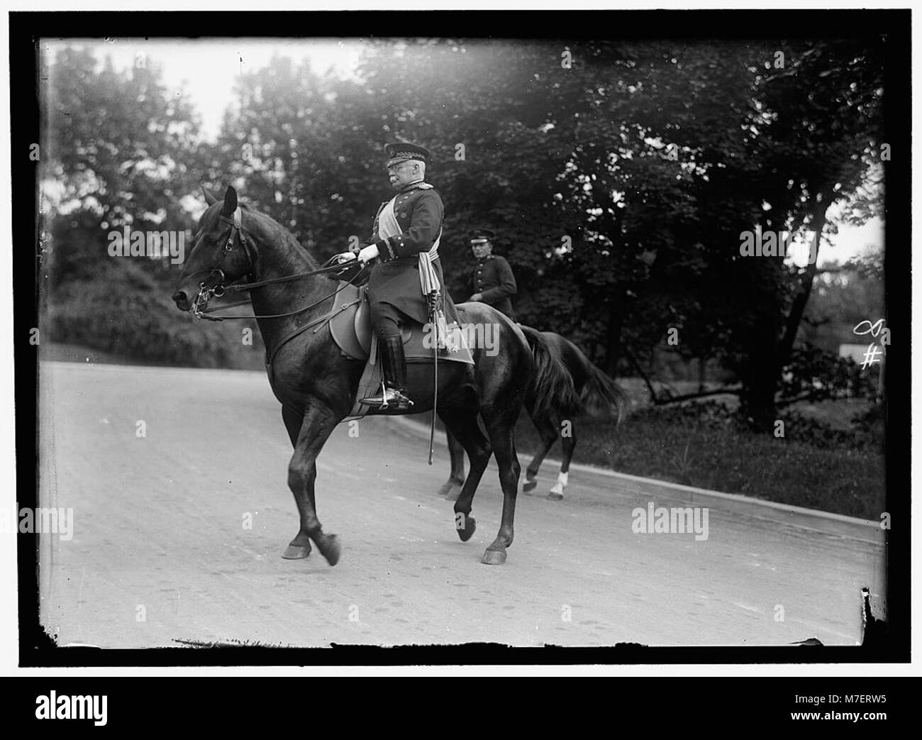 A portrait of General Hugh L. Scott, a U.S. Army officer known for his ...