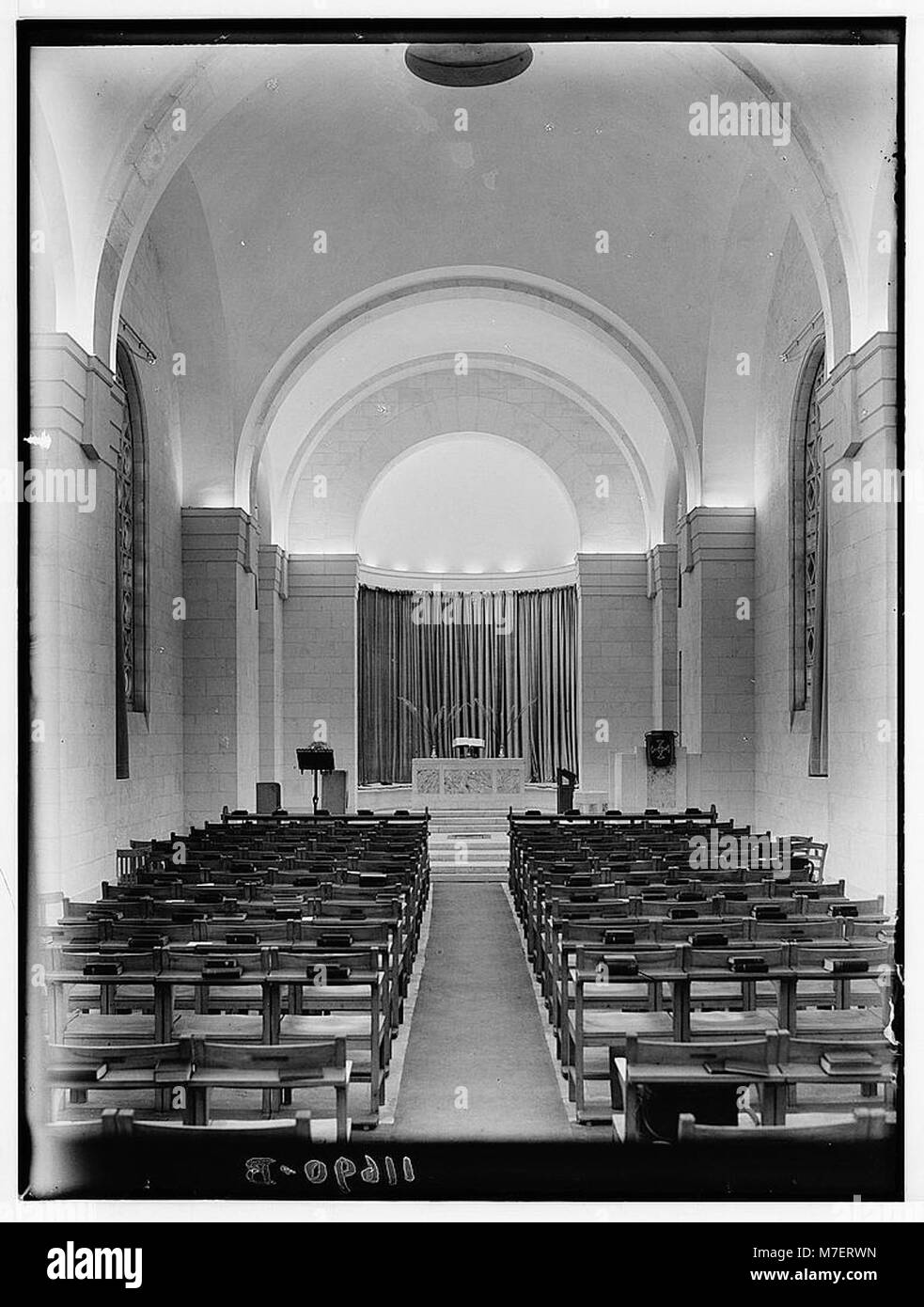 The interior of St. Andrews Church showcases the Scottish Memorial ...