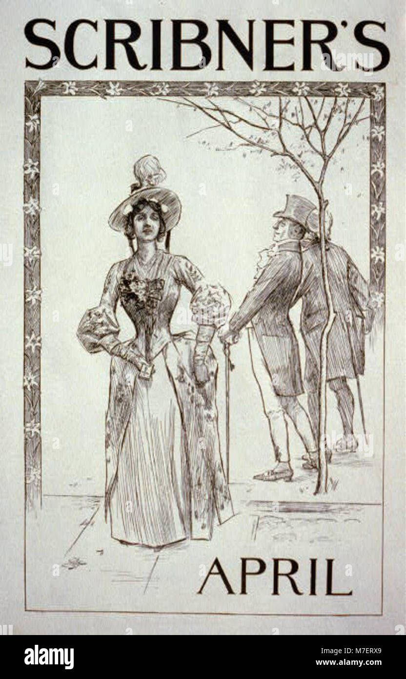 A cover page of the April edition of Scribner's, a prominent American ...