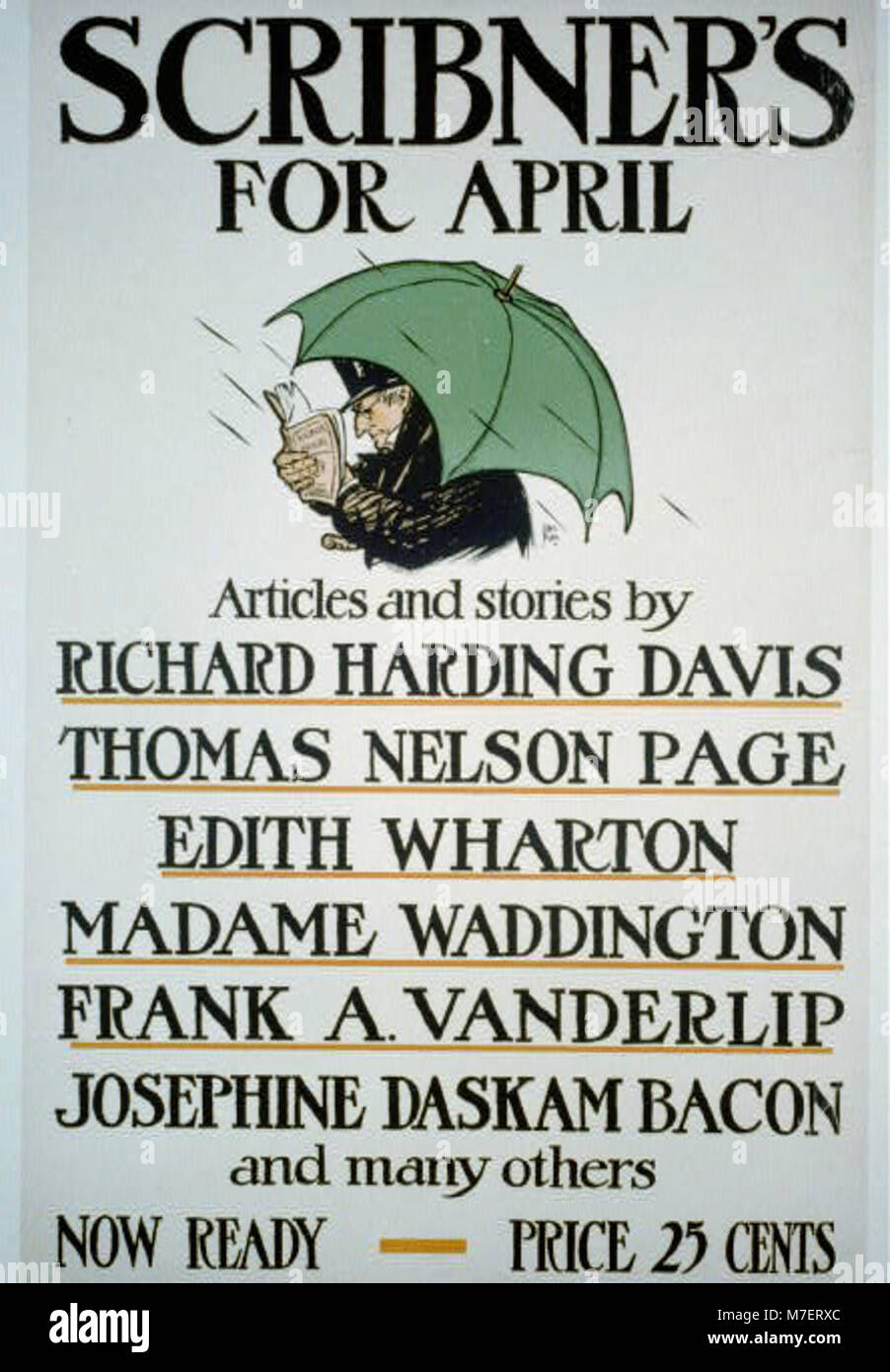 The April edition of Scribner's, a well-known American magazine ...