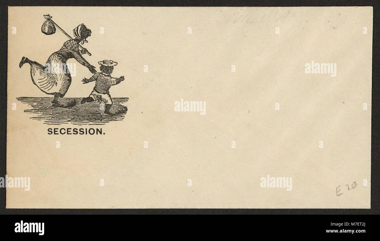 A historical representation of the concept of secession, likely tied to ...