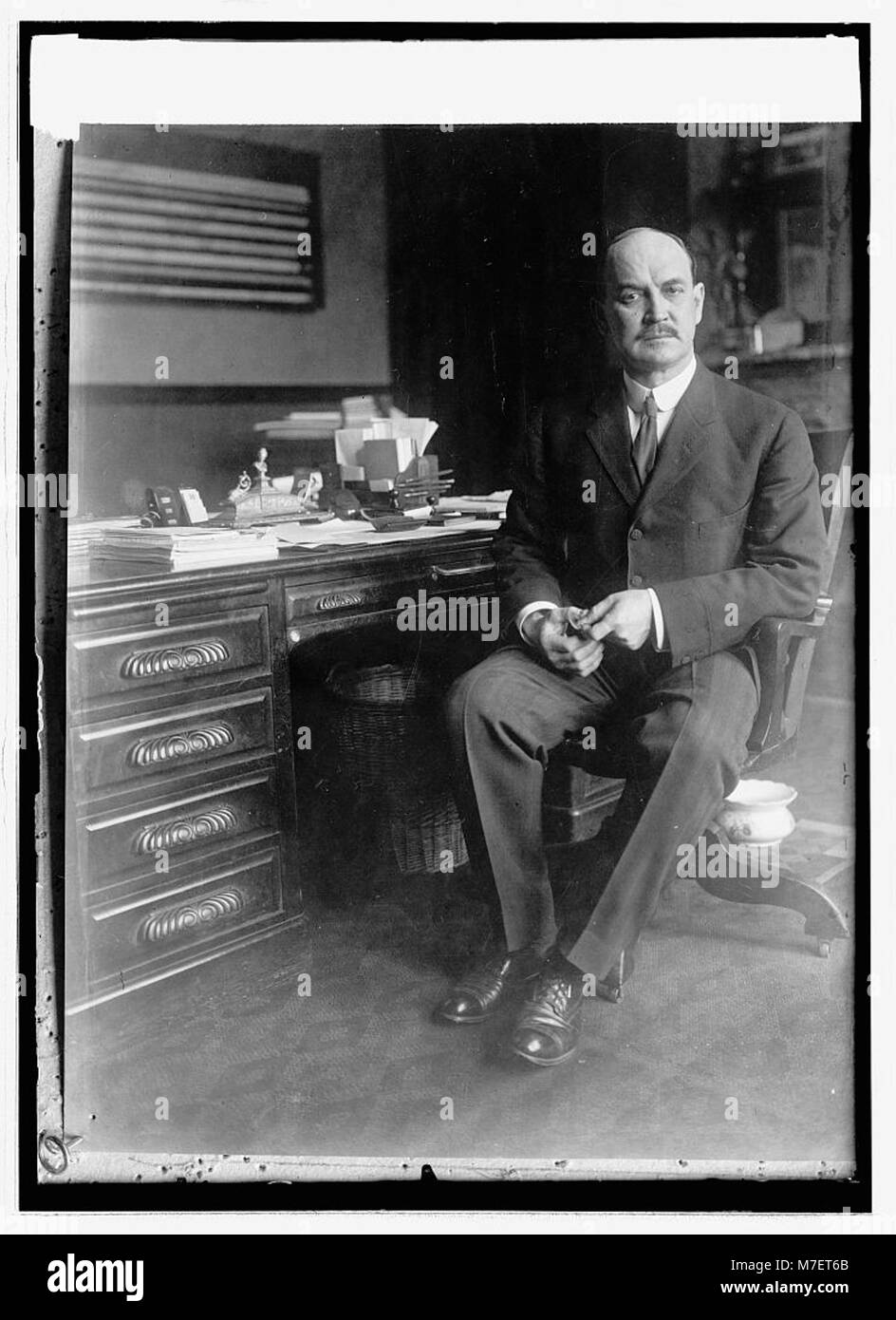 A portrait of Secretary Houston, a key figure in American history. This ...
