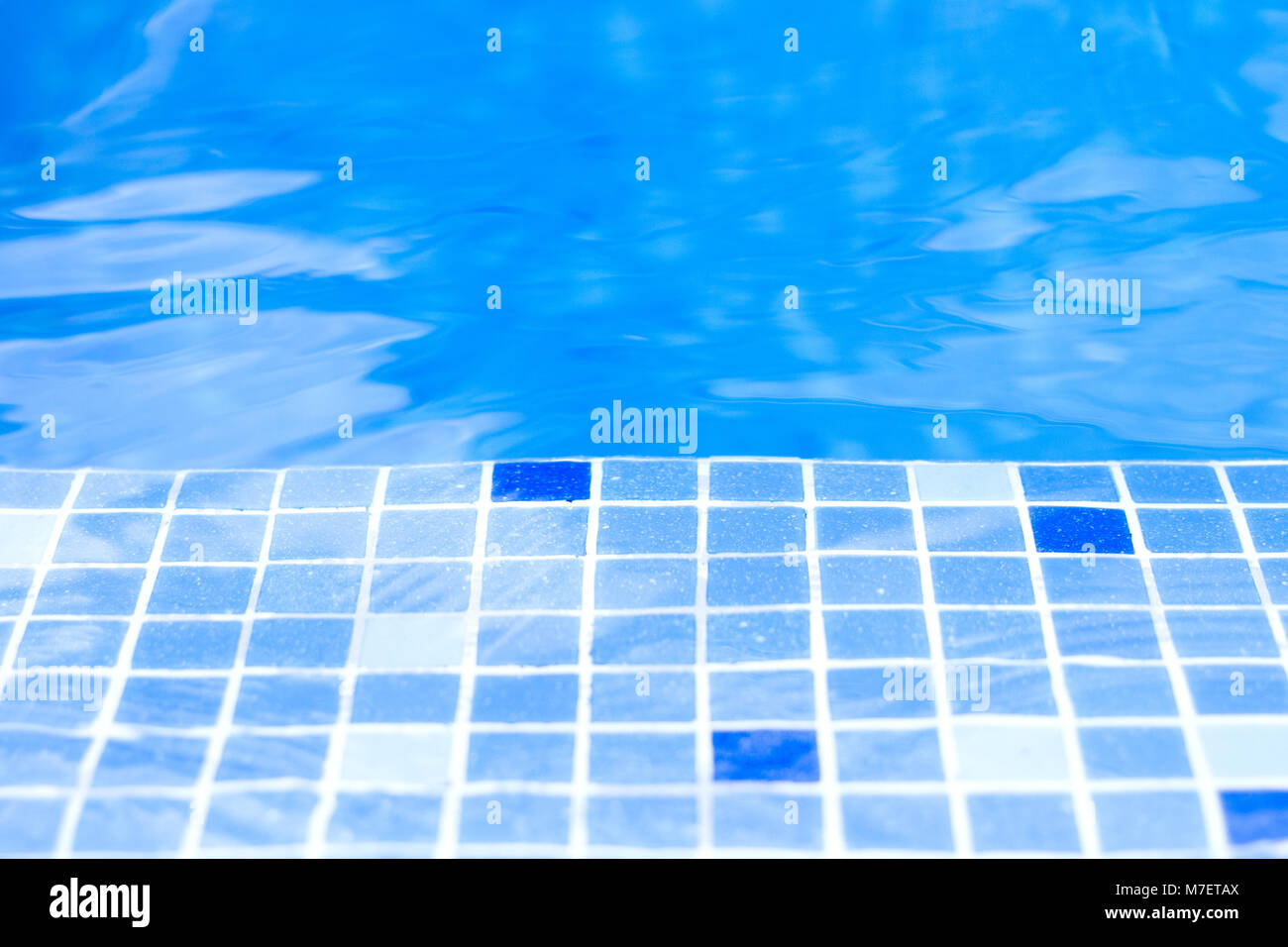 Summer pool with crystal clear water Stock Photo - Alamy