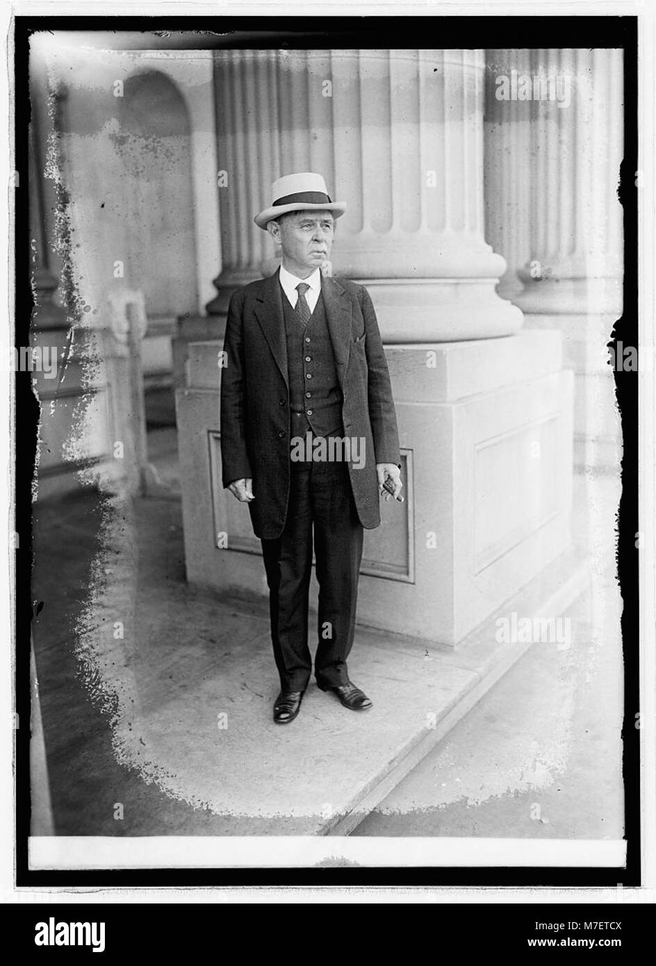 A portrait of Senator F.M. Simmons from North Carolina. Simmons was an ...