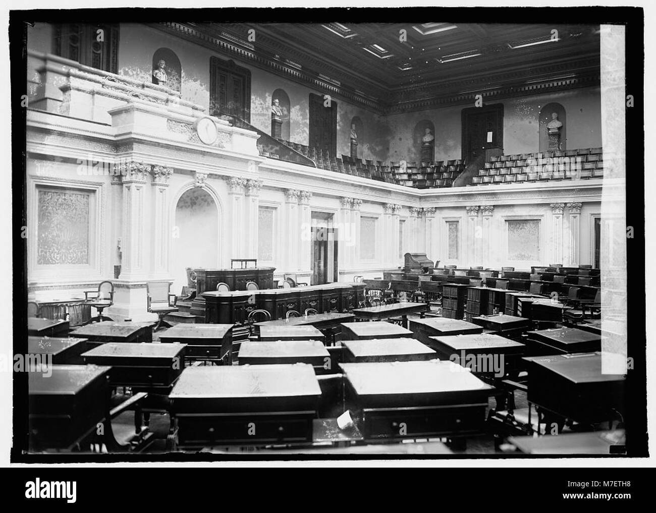 An interior view of the Senate Chamber in the U.S. Capitol, where ...