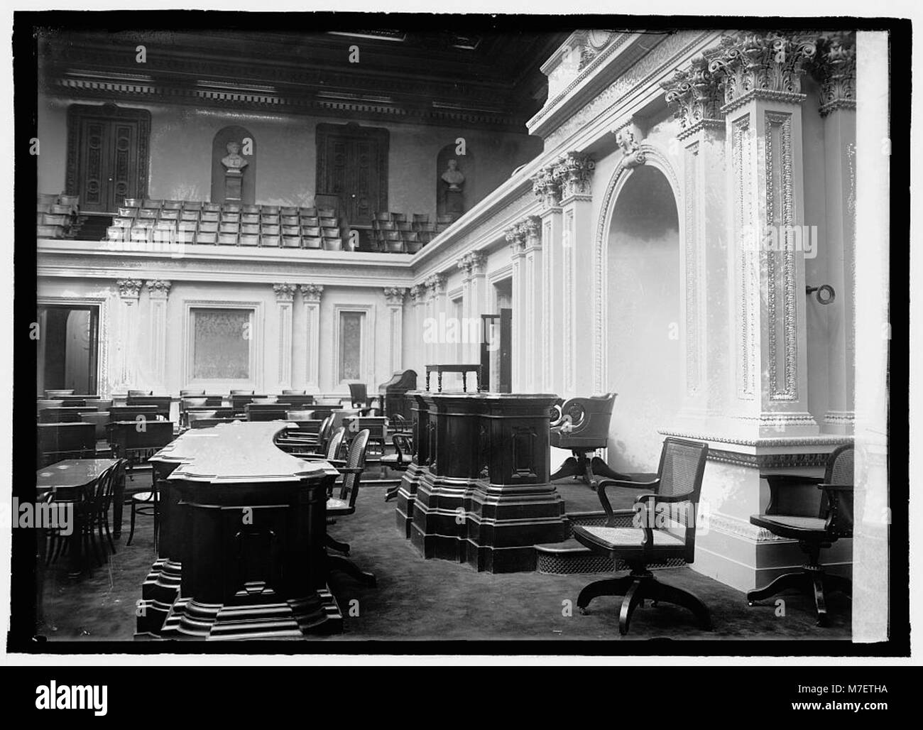 An image of the Senate Chamber, capturing the architecture and the ...