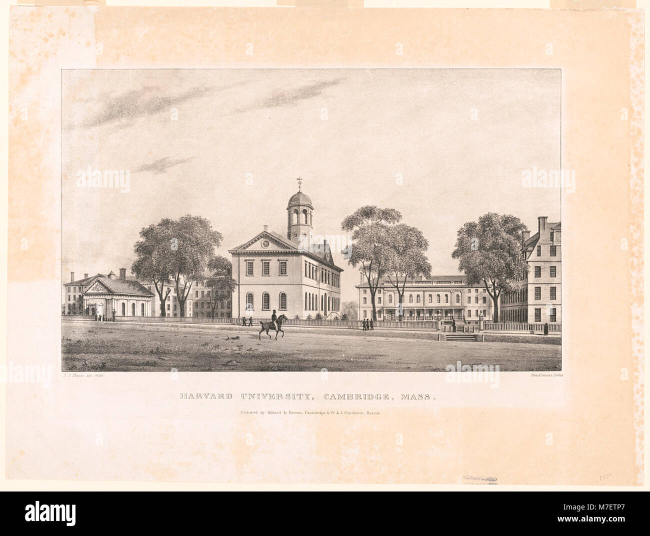A photograph showcasing the iconic architecture of Harvard University ...