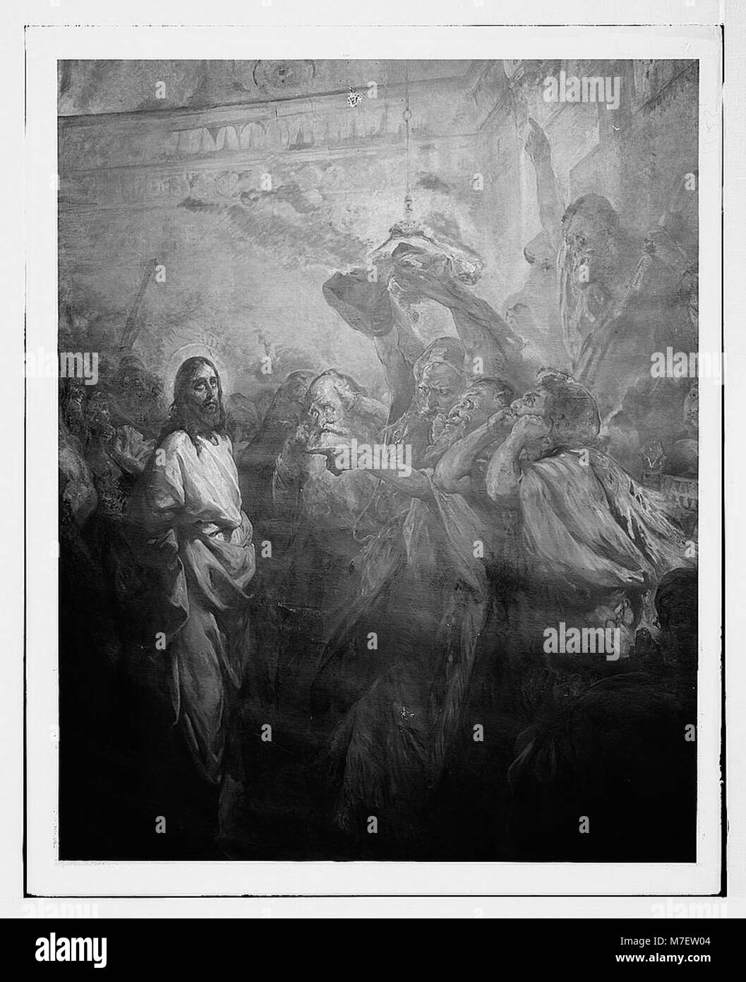 A set of paintings depicting scenes from Christ's passion, by artist ...