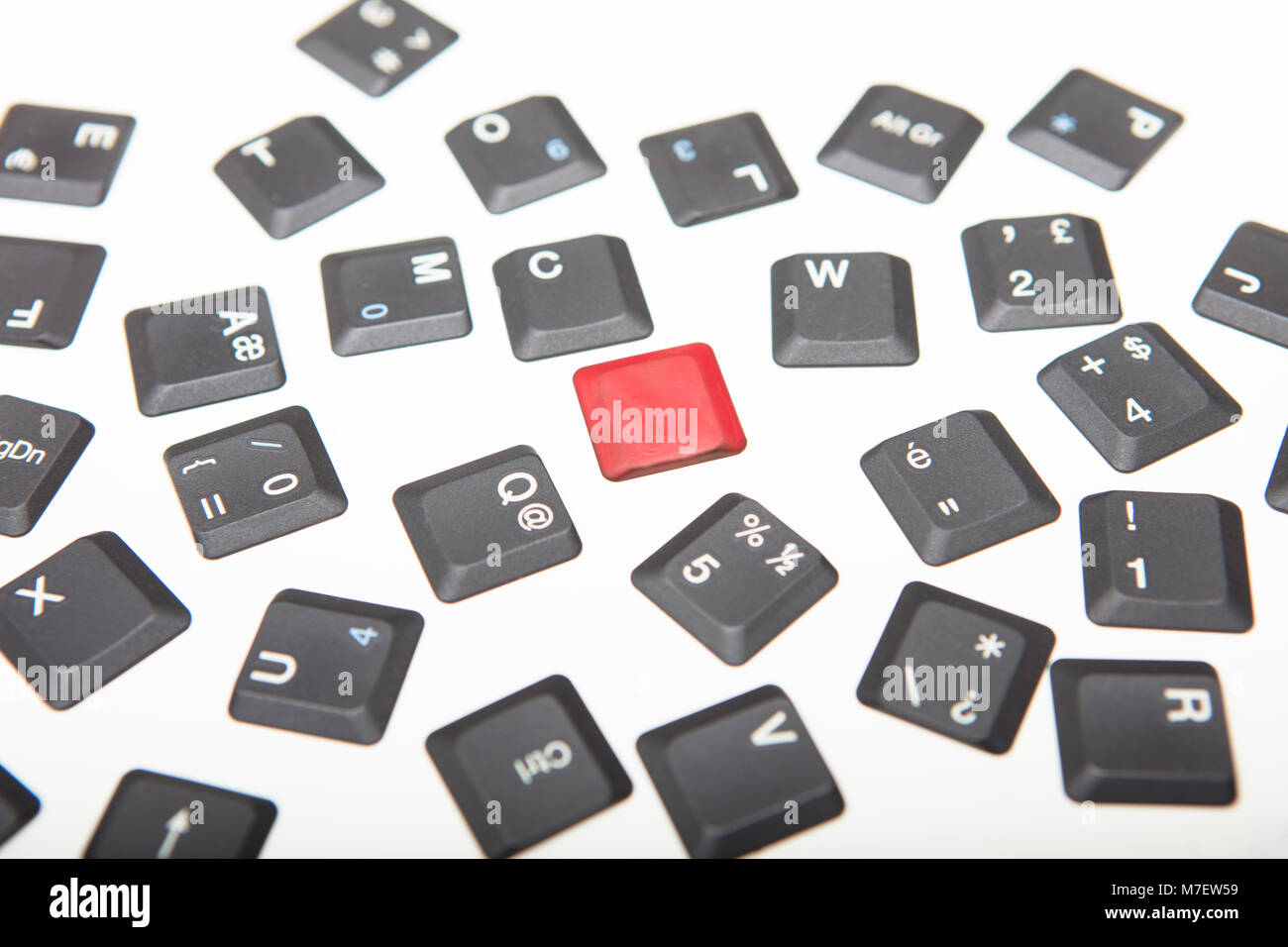Computer keyboard key font letter hi-res stock photography and images ...