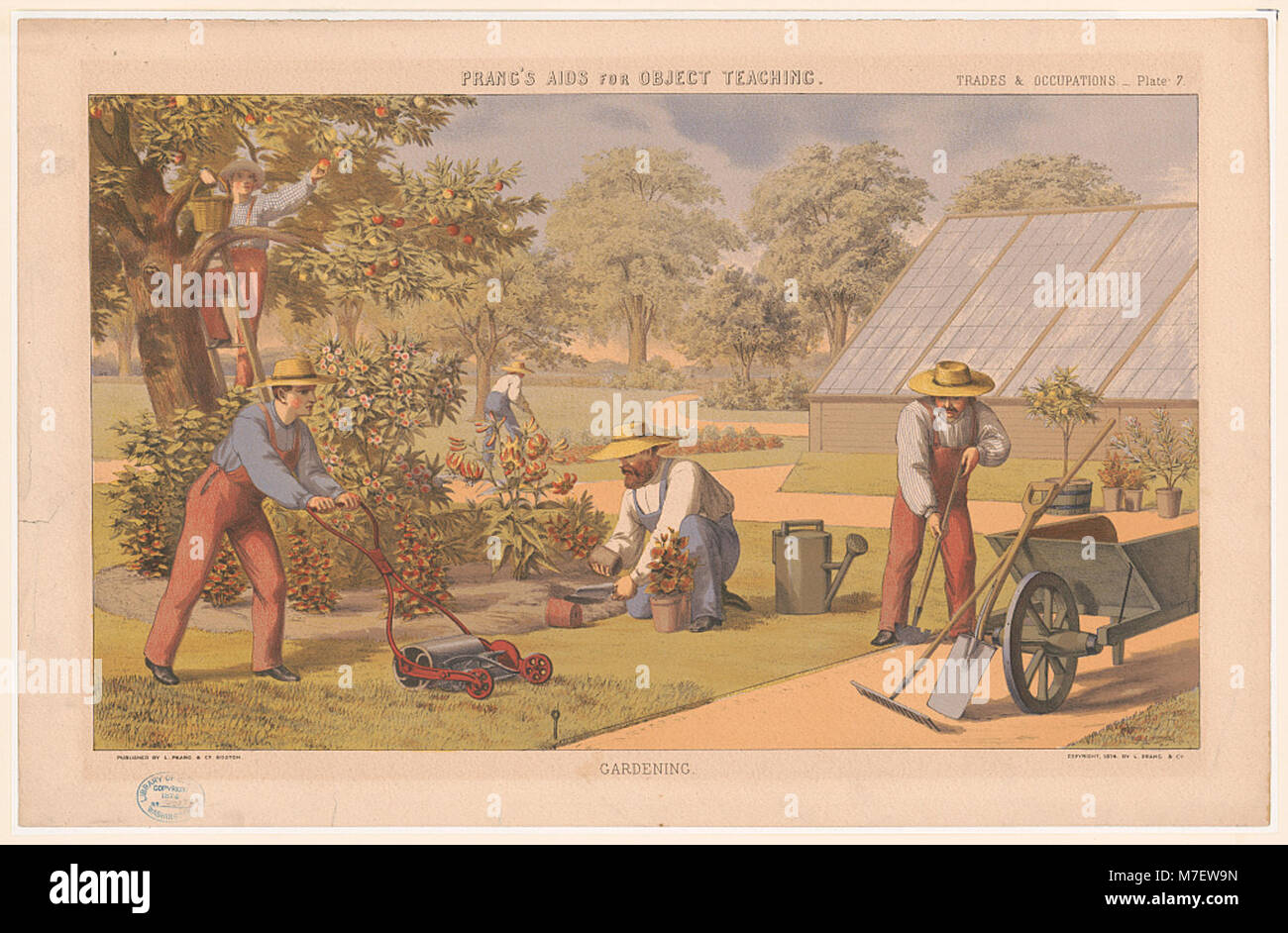 A vintage educational tool designed by Prang, intended to assist in ...